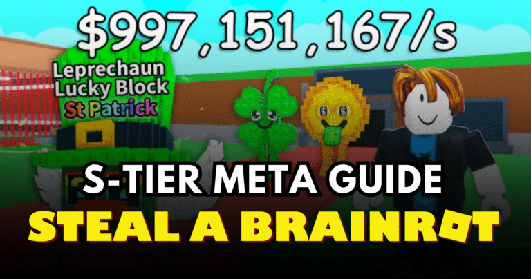 Steal a Brainrot Tier List 2026: Best Brainrots Ranked (S-Tier Meta)